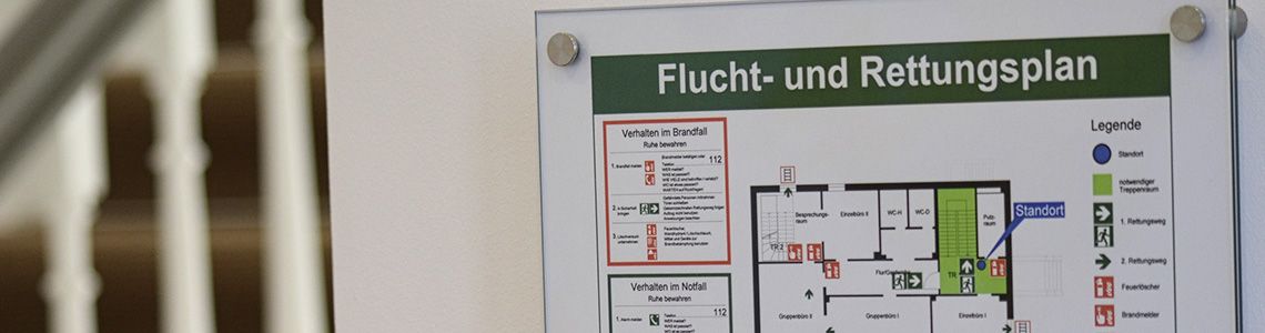 Flucht- und Rettungspläne nach DIN ISO 23601 - GSN